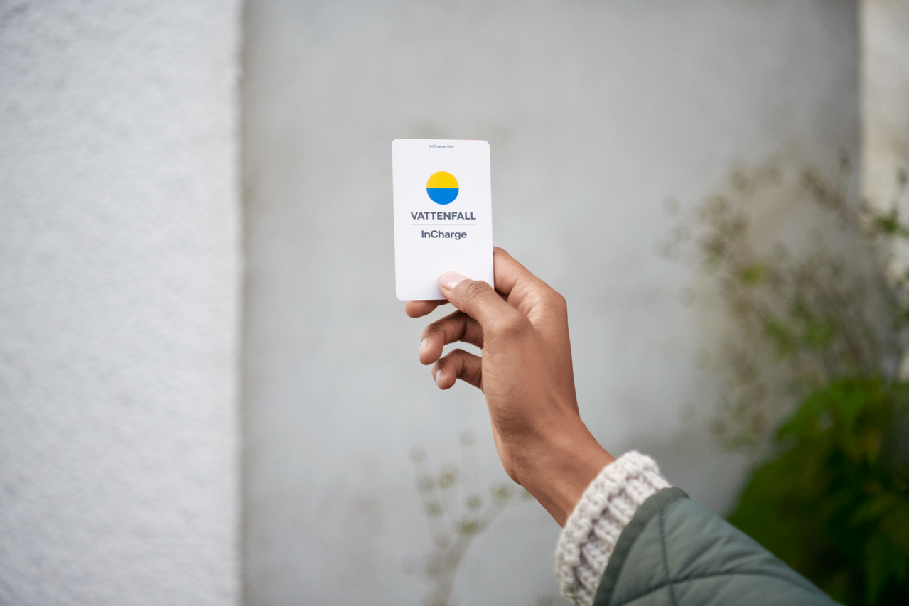 Laadpas elektrische auto | Vattenfall InCharge